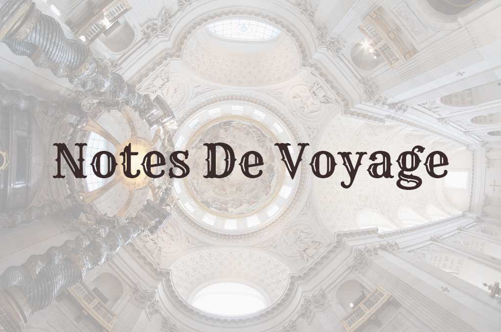 Notes de voyage